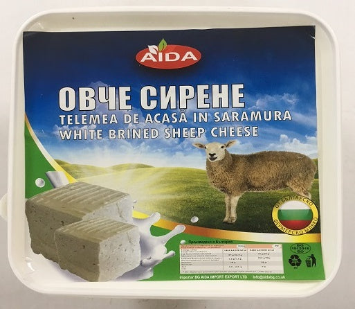 Buy 6x Aida White Sheep Cheese 900g | London Grocery