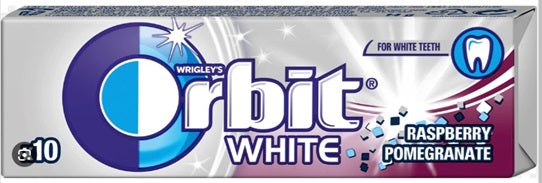 Buy 30x Orbit Raspberry-Pomegranate Chewing Gum 14gr | London Grocery