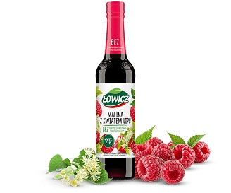 Buy 6x Lowicz Raspberry Lime-Tree Syrup 400ml | London Grocery