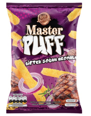 Buy 16x Gh Master Puff Beef & Onion Corn Chips | London Grocery