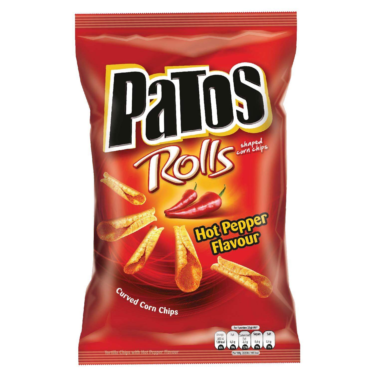 Buy 15x Patos Rolls -Hot Peper | London Grocery