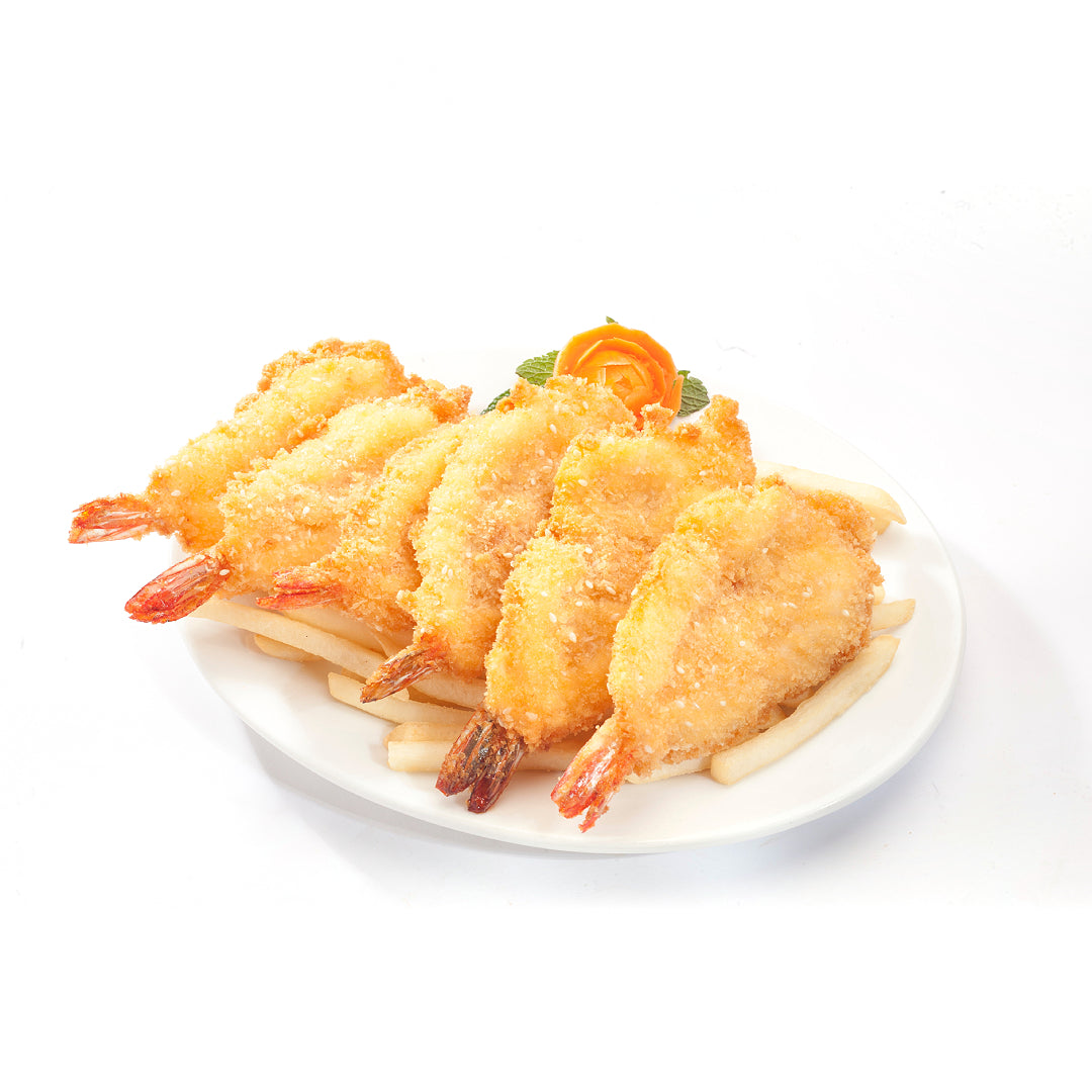 Buy Frozen Breaded Butterfly King Prawns 500g x 12 Packs | London Grocery