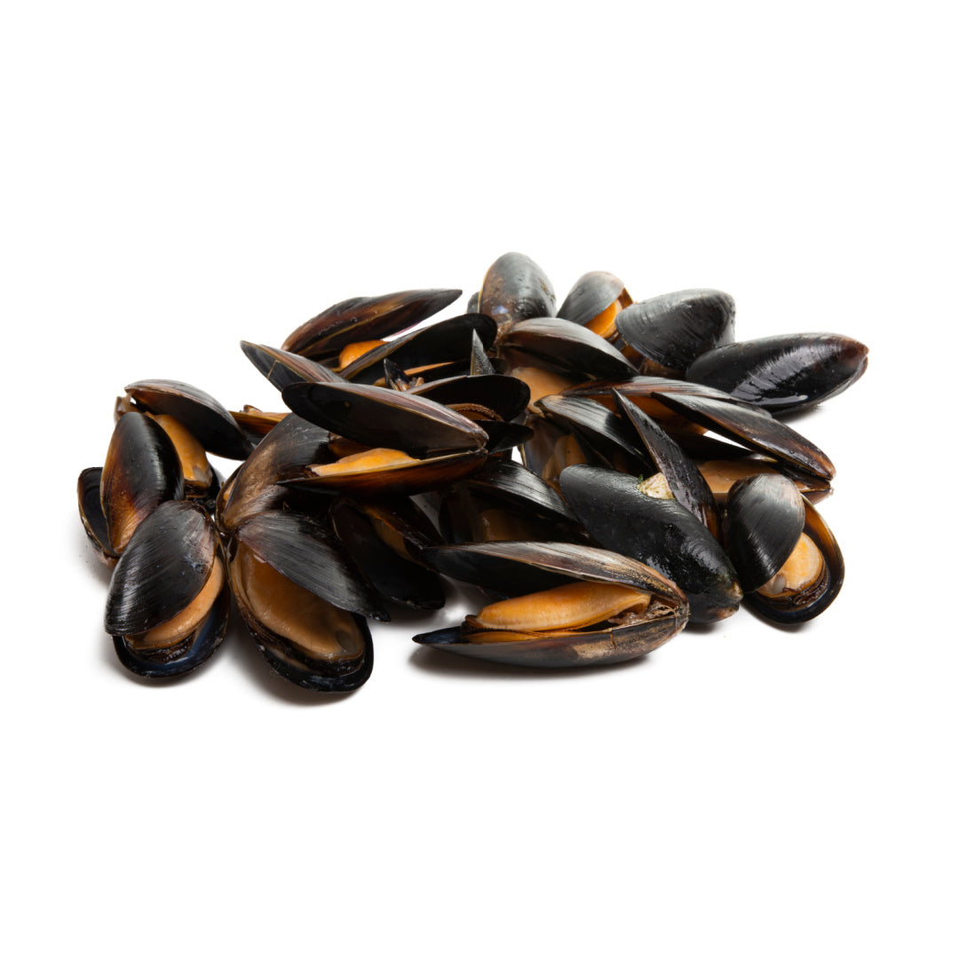 Buy Frozen Spanish Whole Cooked Mussels 1kg x 10 Packs | London Grocery