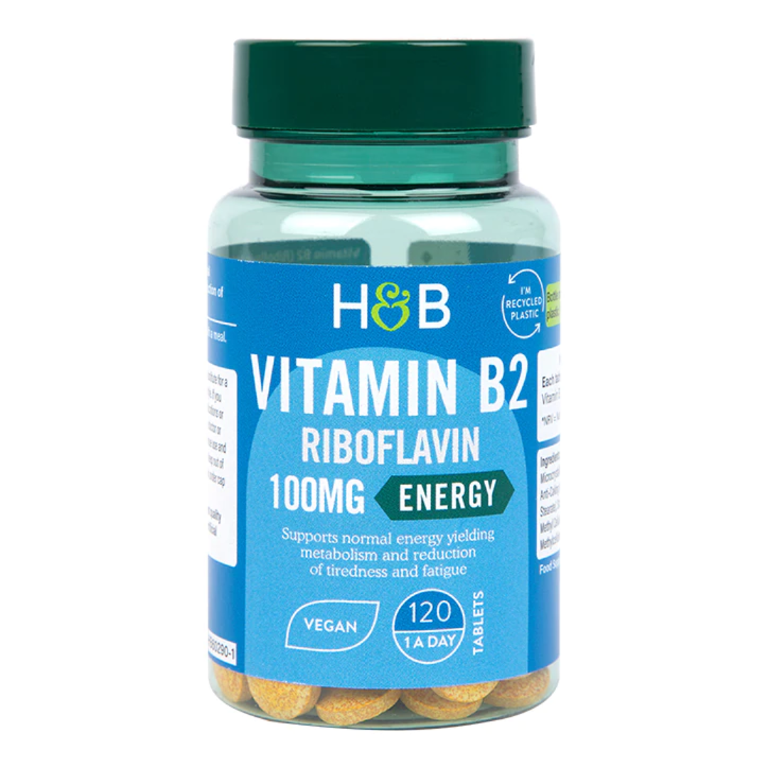 Buy Holland & Barrett Vitamin B2 + Riboflavin 100mg 120 Tablets ...