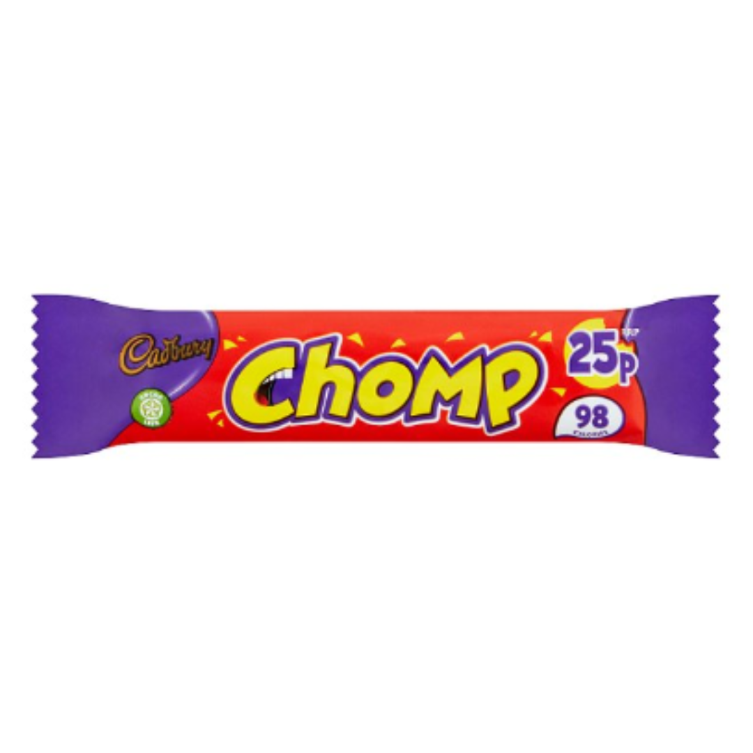 Buy Cadbury Chomp Chocolate Bar 21g x Case of 60 | London Grocery