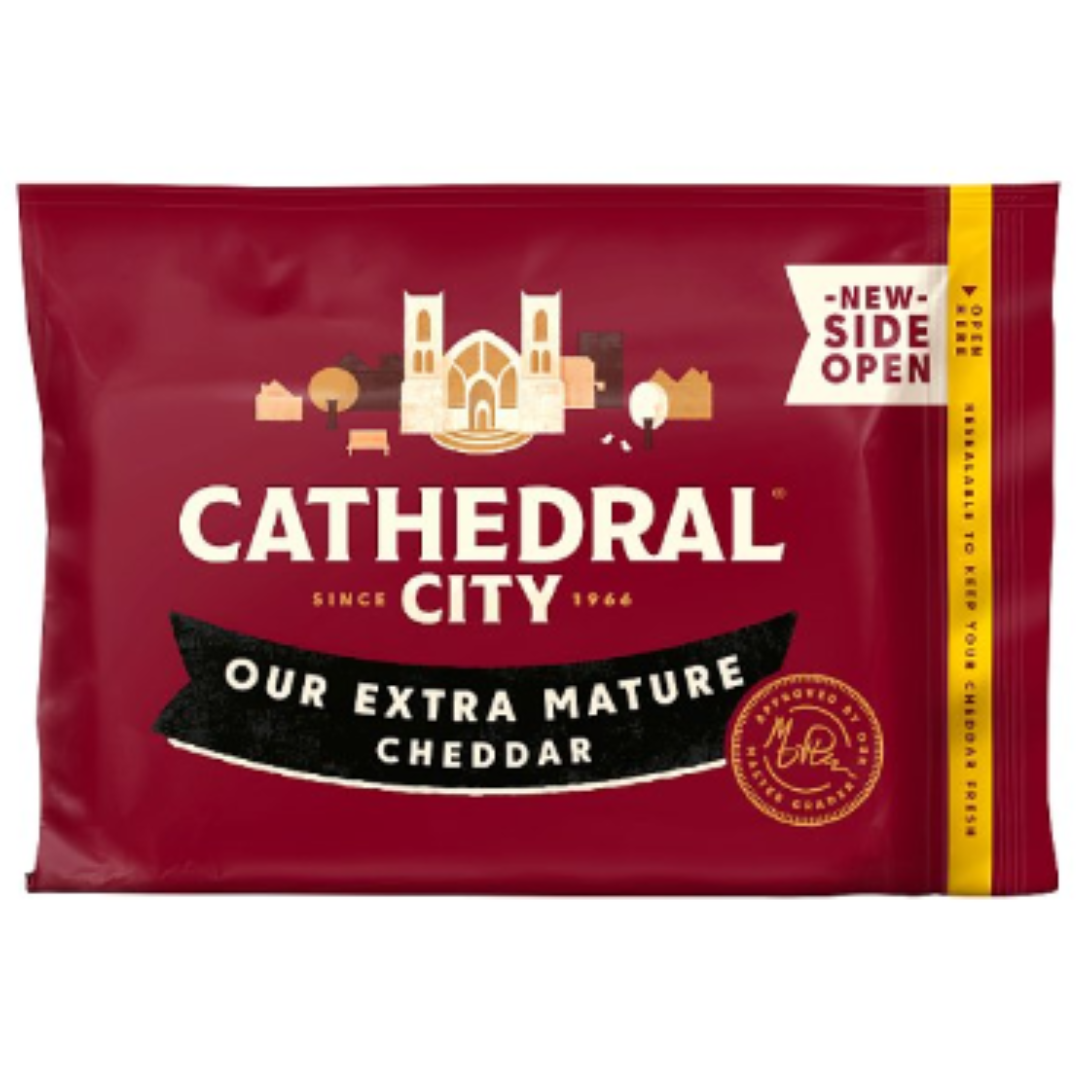 Buy CATHEDRAL CITY Our Extra Mature Cheddar 350g x 10 | London Grocery