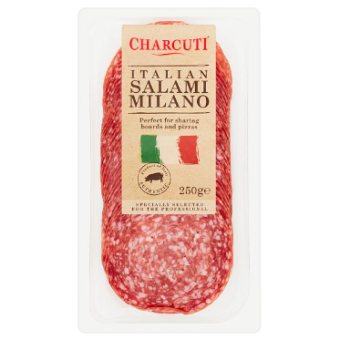 Buy Charcuti Italian Salami Milano 250g x 9 | London Grocery