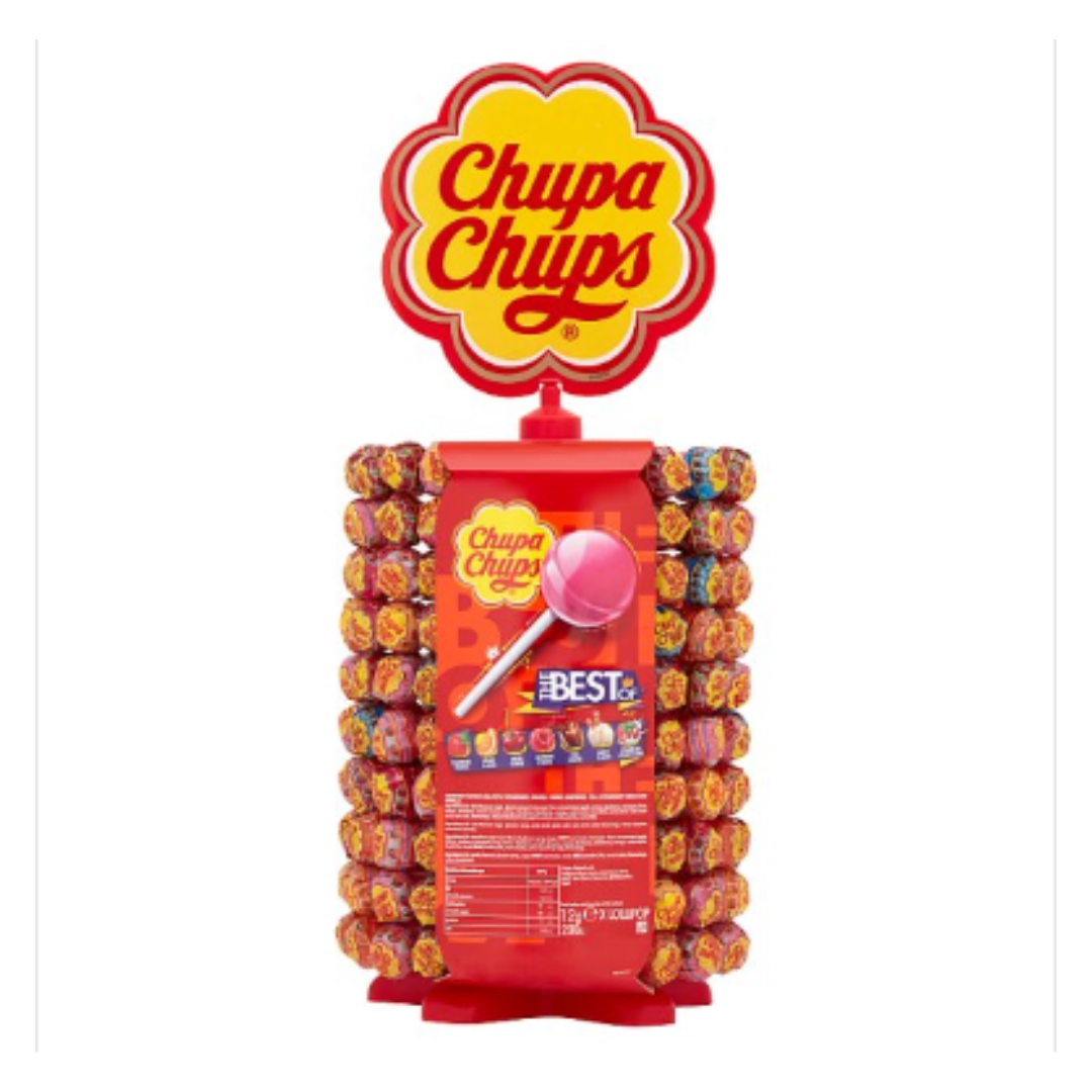Buy Chupa Chups Wheel Best of Lollipops 200 x 12g x Case of 1 | London ...