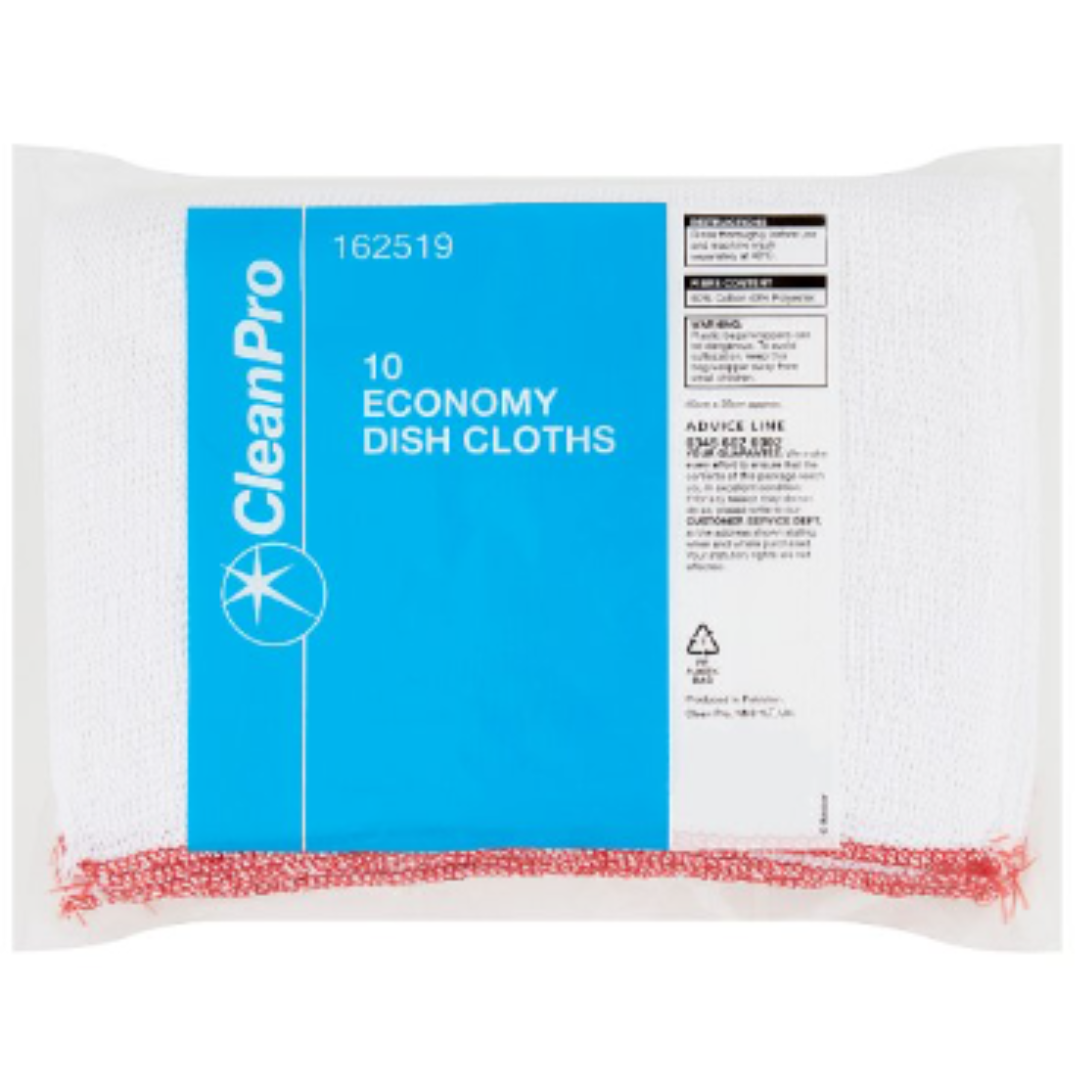 Buy CleanPro 10 Economy Dish Cloths x Case of 1 | London Grocery