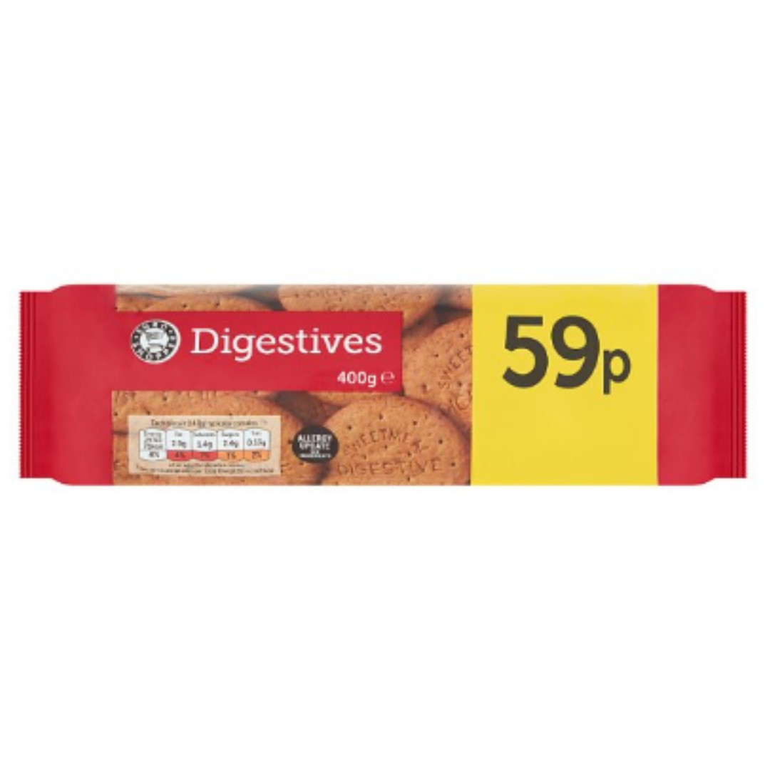 Buy Euro Shopper Digestives 400g x Case of 12 | London Grocery