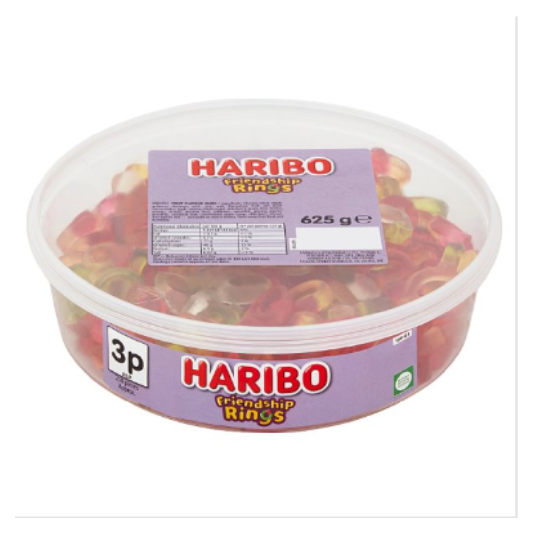 Buy Haribo Friendship Rings 625g x Case of 9 | London Grocery