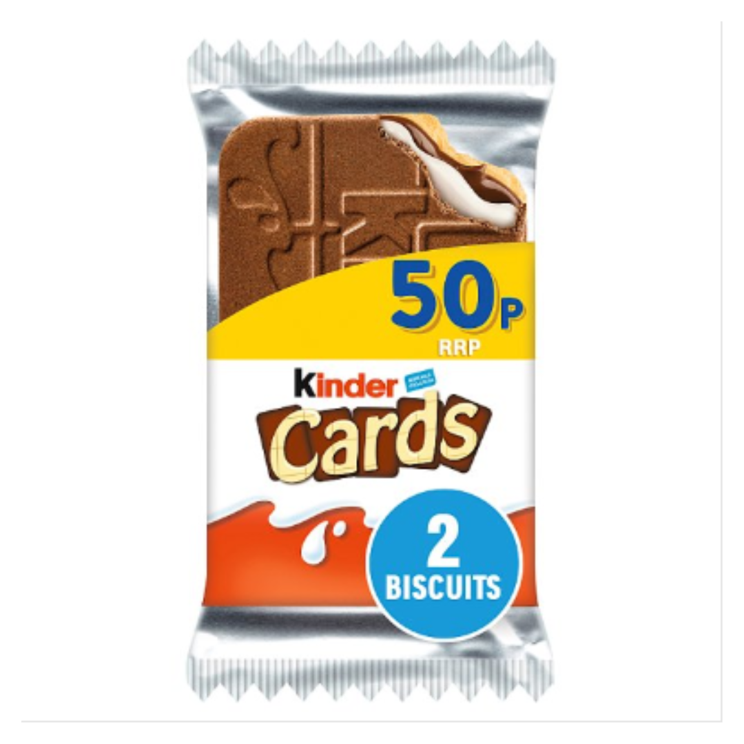 Buy Kinder 2 Cards 25.6g x Case of 30 | London Grocery