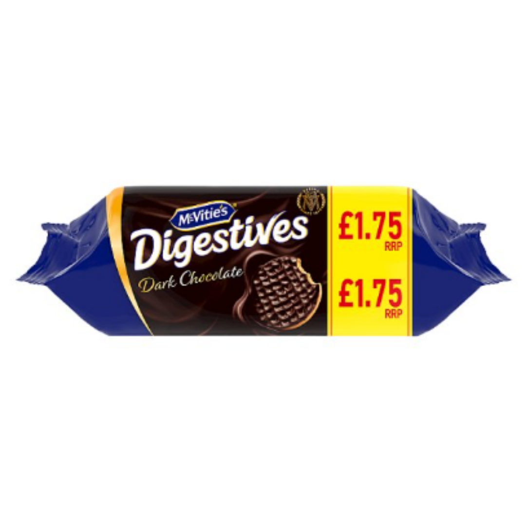 Buy McVitie's Digestives Dark Chocolate 266g x Case of 15 | London Grocery