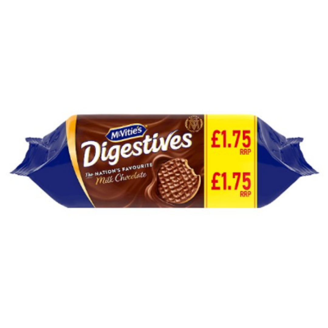 Buy McVitie's Digestives Milk Chocolate 266g x Case of 15 | London Grocery