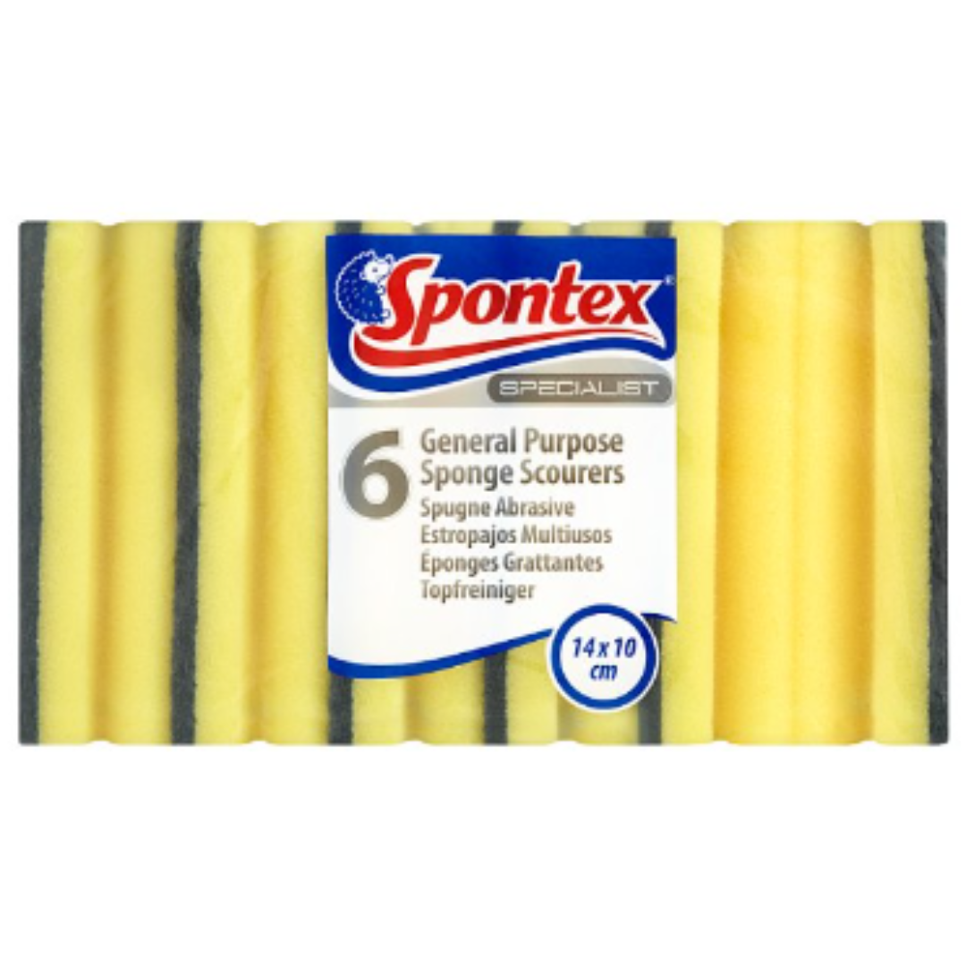Buy Spontex Specialist 6 Sponge Scourers x Case of 1 | London Grocery