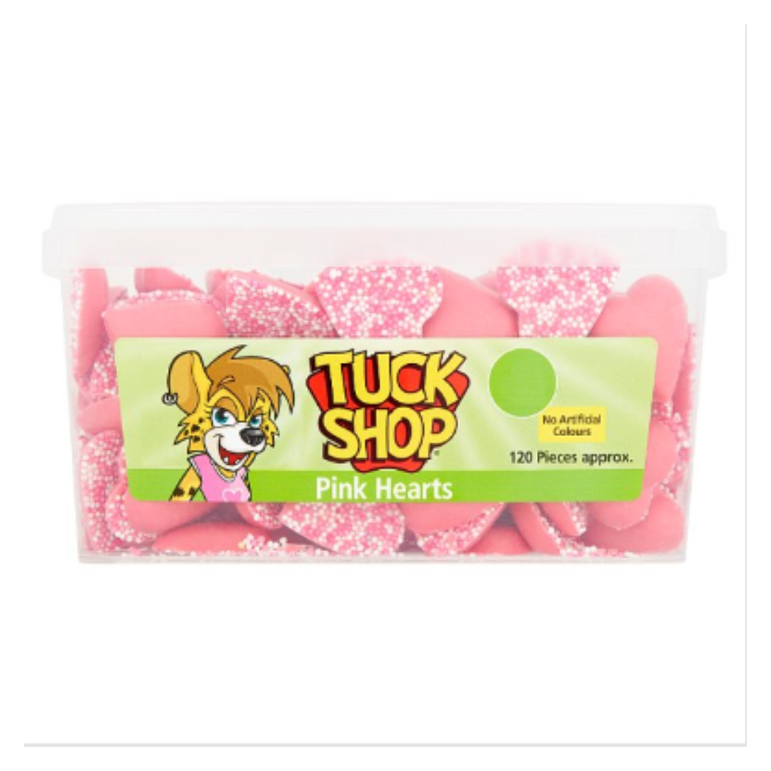 Buy Tuck Shop Pink Hearts 720g x Case of 1 | London Grocery
