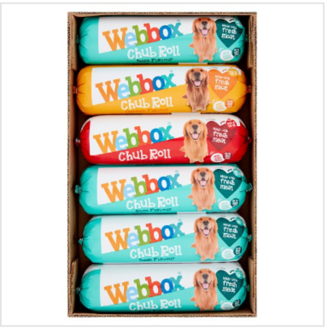 Buy Webbox Chub Roll Assorted 6 x 720g x Case of 6 | London Grocery