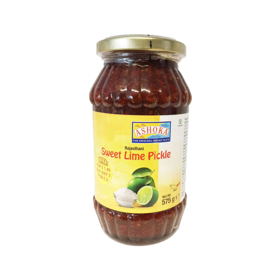 Ashoka Rajasthani Sweet Lime Pickle 575gr x 6 Pack