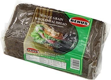 Benus Whole Rye Wholemeal Bread 500gr | London Grocery