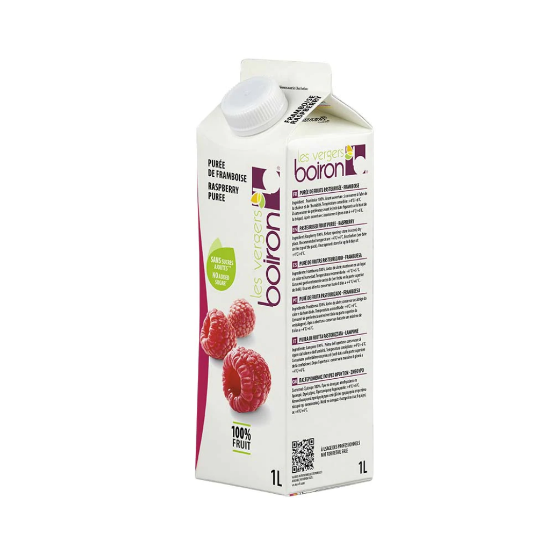 Boiron Ambient Raspberry Puree 1lt No Sugar | London Grocery