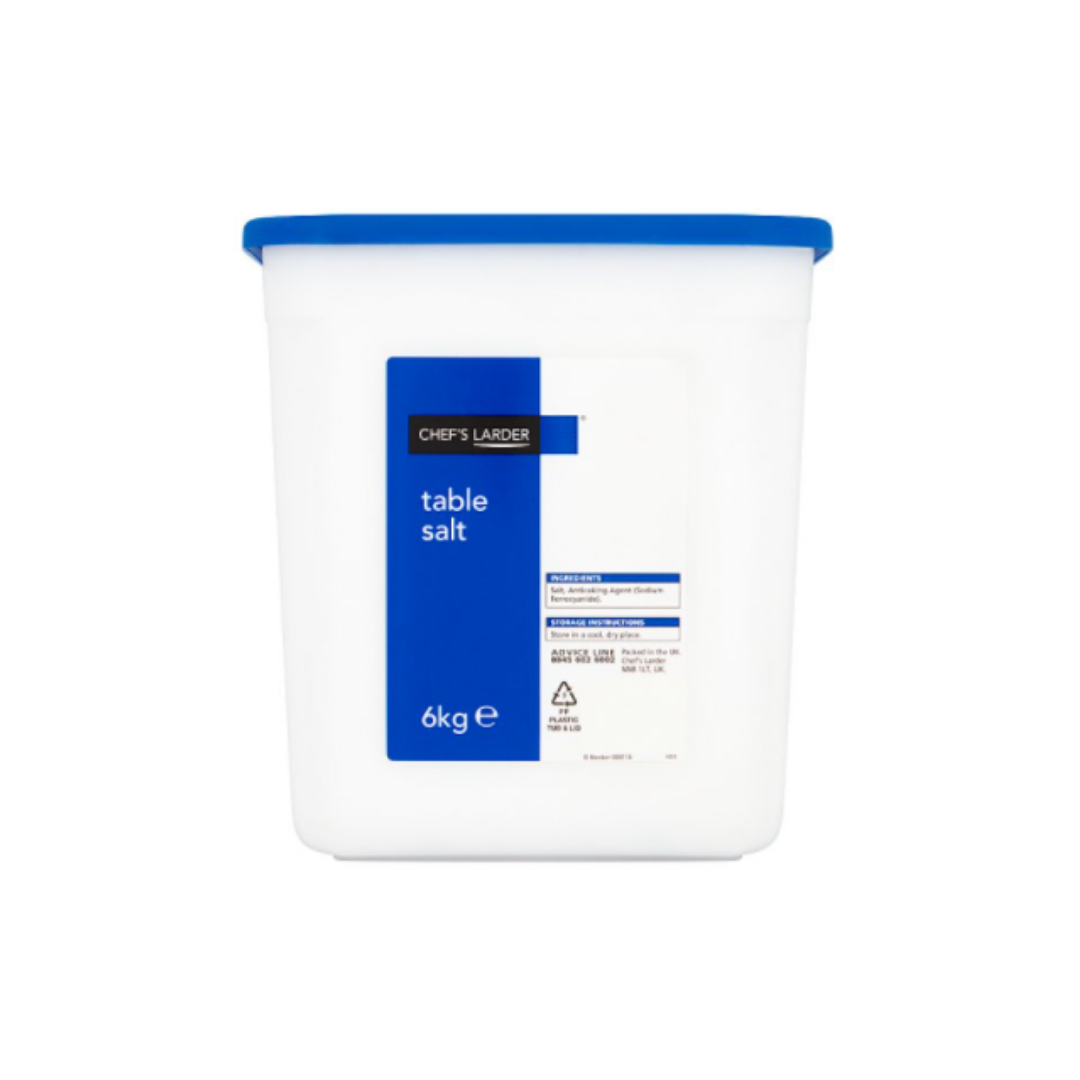 Chef's Larder Table Salt 6kg | London Grocery