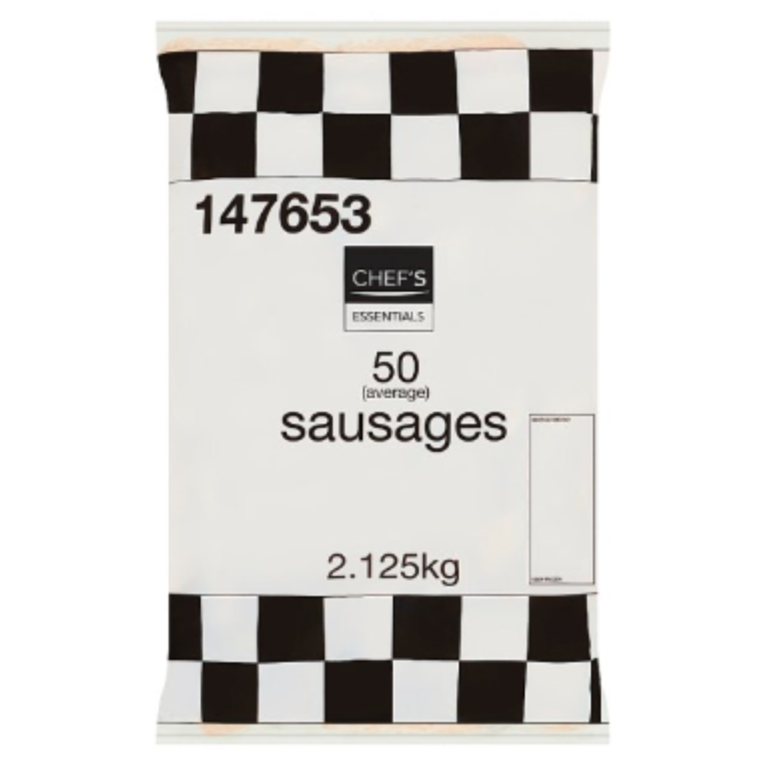 Buy Chef's Essentials 50 (Average) Sausages 2.125kg x 1 Pack | London ...