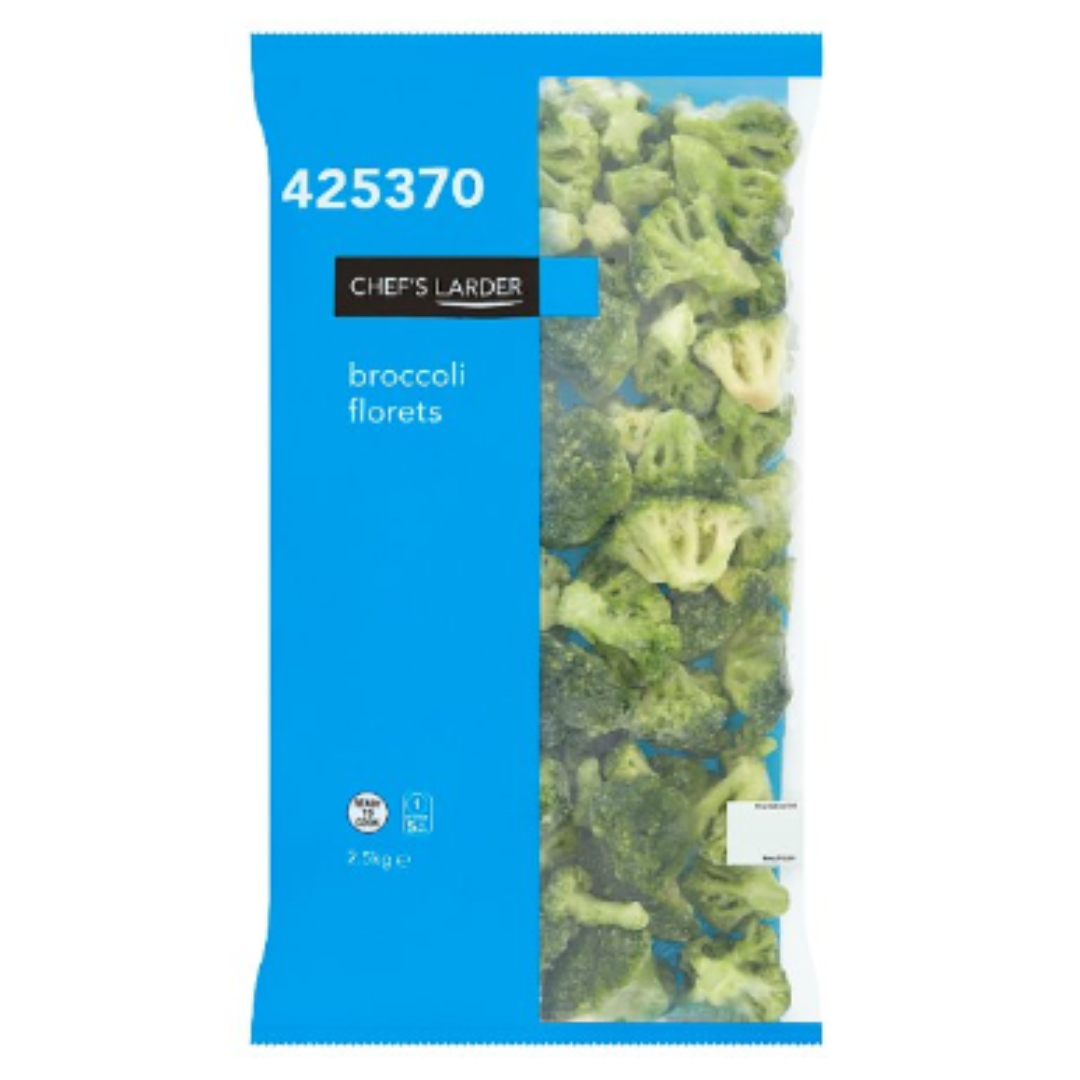 Buy Chef's Larder Broccoli Florets 2.5kg x 4 Packs | London Grocery