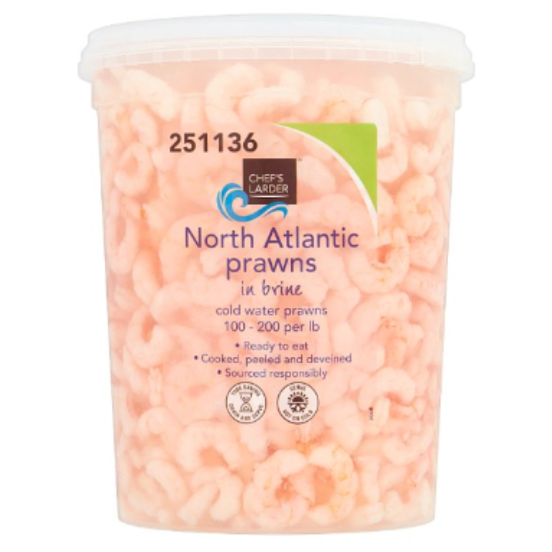 Buy Chef's Larder North Atlantic Prawns in Brine 1.5kg x 6 Packs ...