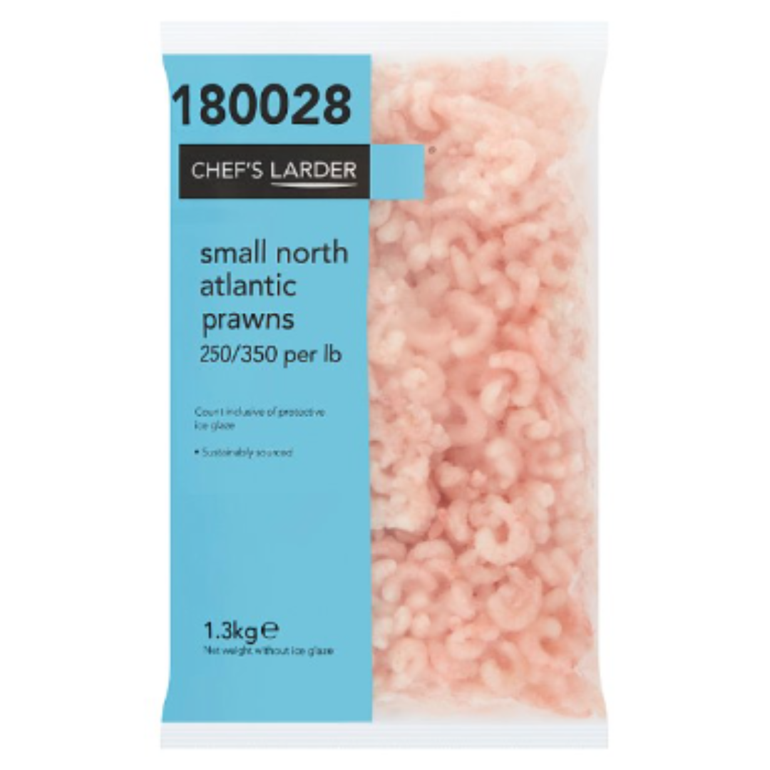 Buy Chef's Larder Small North Atlantic Prawns 1.3kg x 1 Pack | London ...
