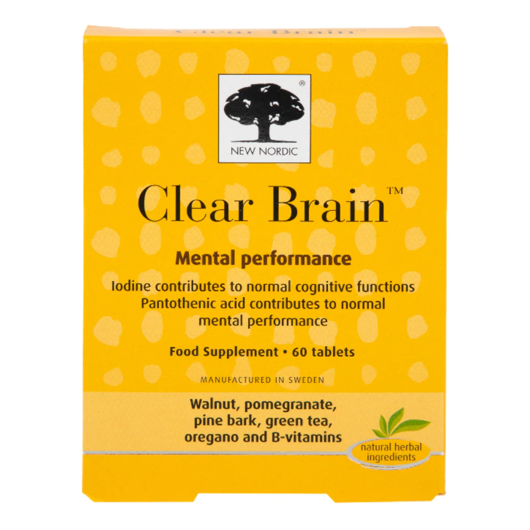Buy New Nordic Clear Brain 60 Tablets | London Grocery