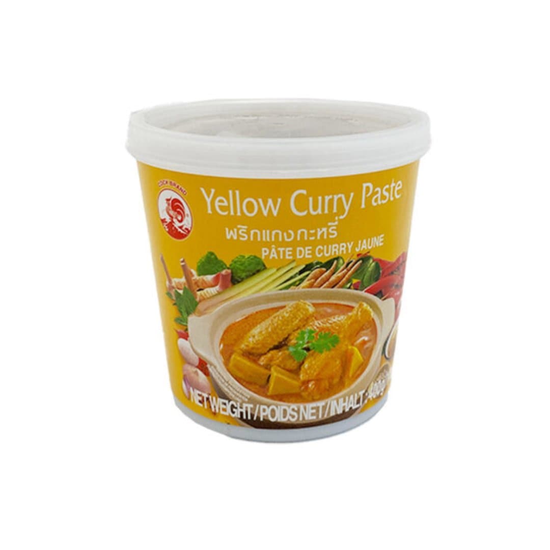 Cock (Thai) Yellow Curry Paste Tub 400gr | London Grocery