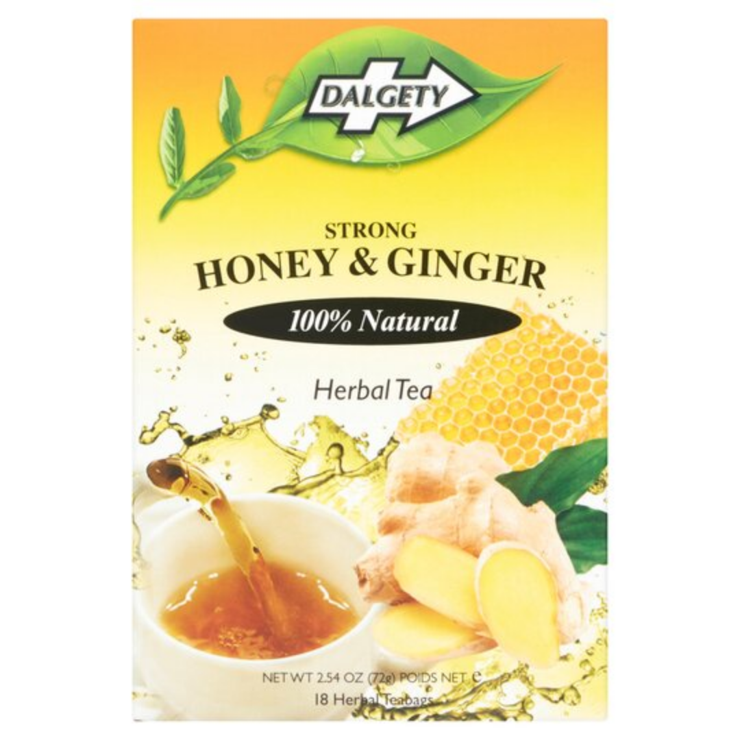 Dalgety Honey & Ginger Tea 72gr | London Grocery