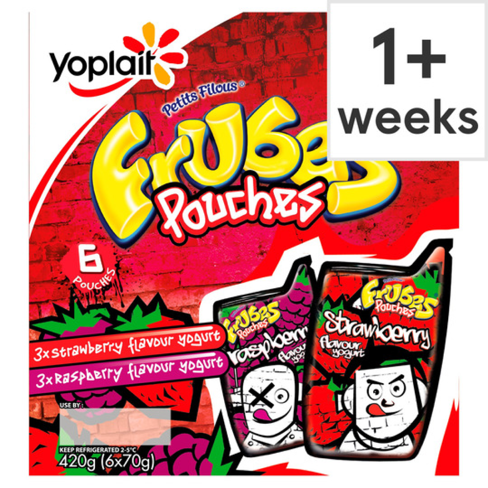Frubes Pouches Fromage Strawberry Raspberry 6X70g | London Grocery