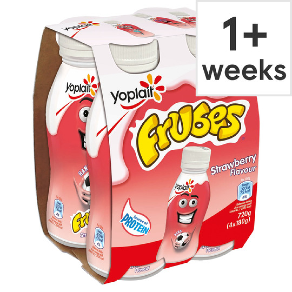 Frubes Strawberry Yogurt Drink 4 X 180G | London Grocery
