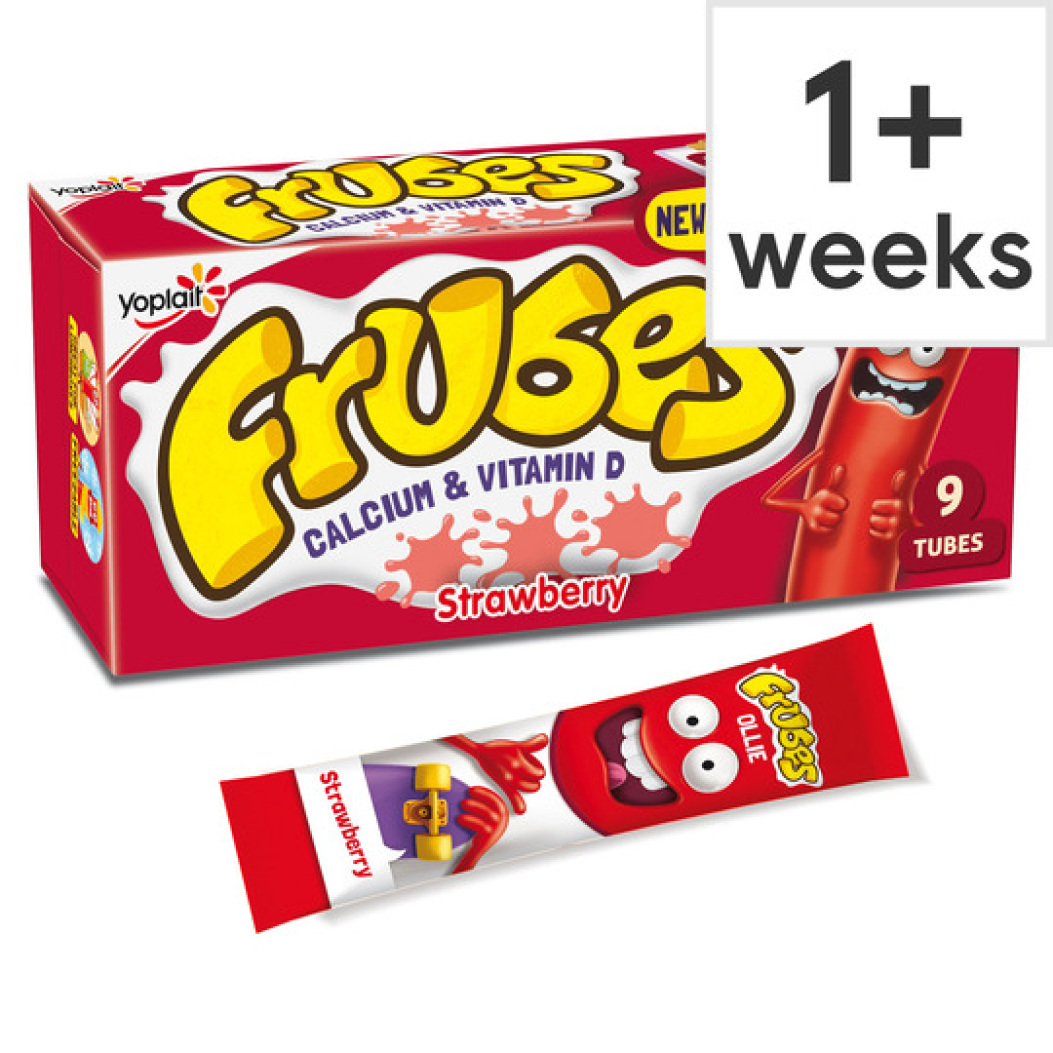 Frubes Strawberry Yogurts 9X37gr | London Grocery