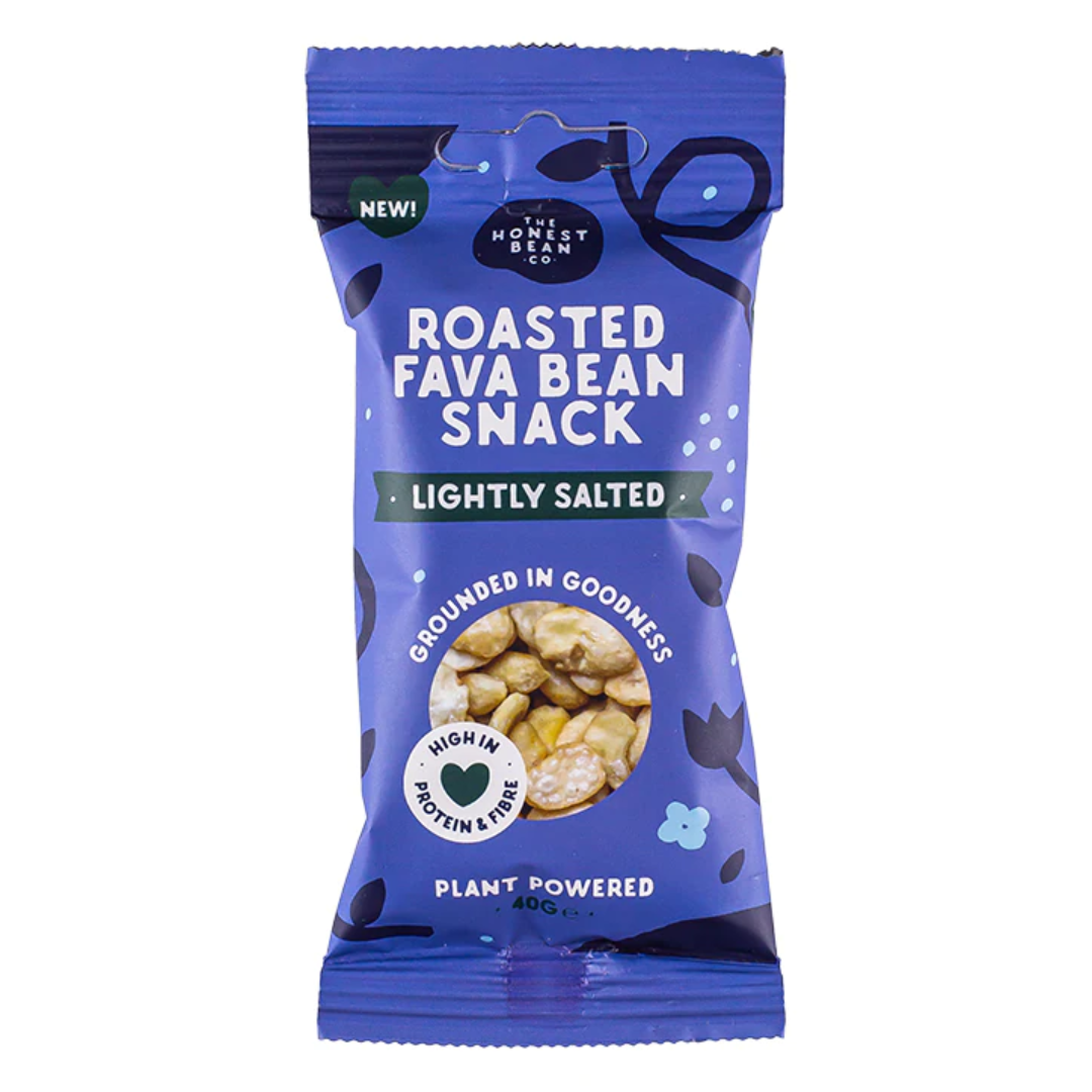 Buy The Honest Bean Co Roasted Fava Bean Snack Lightly Salted 40g ...