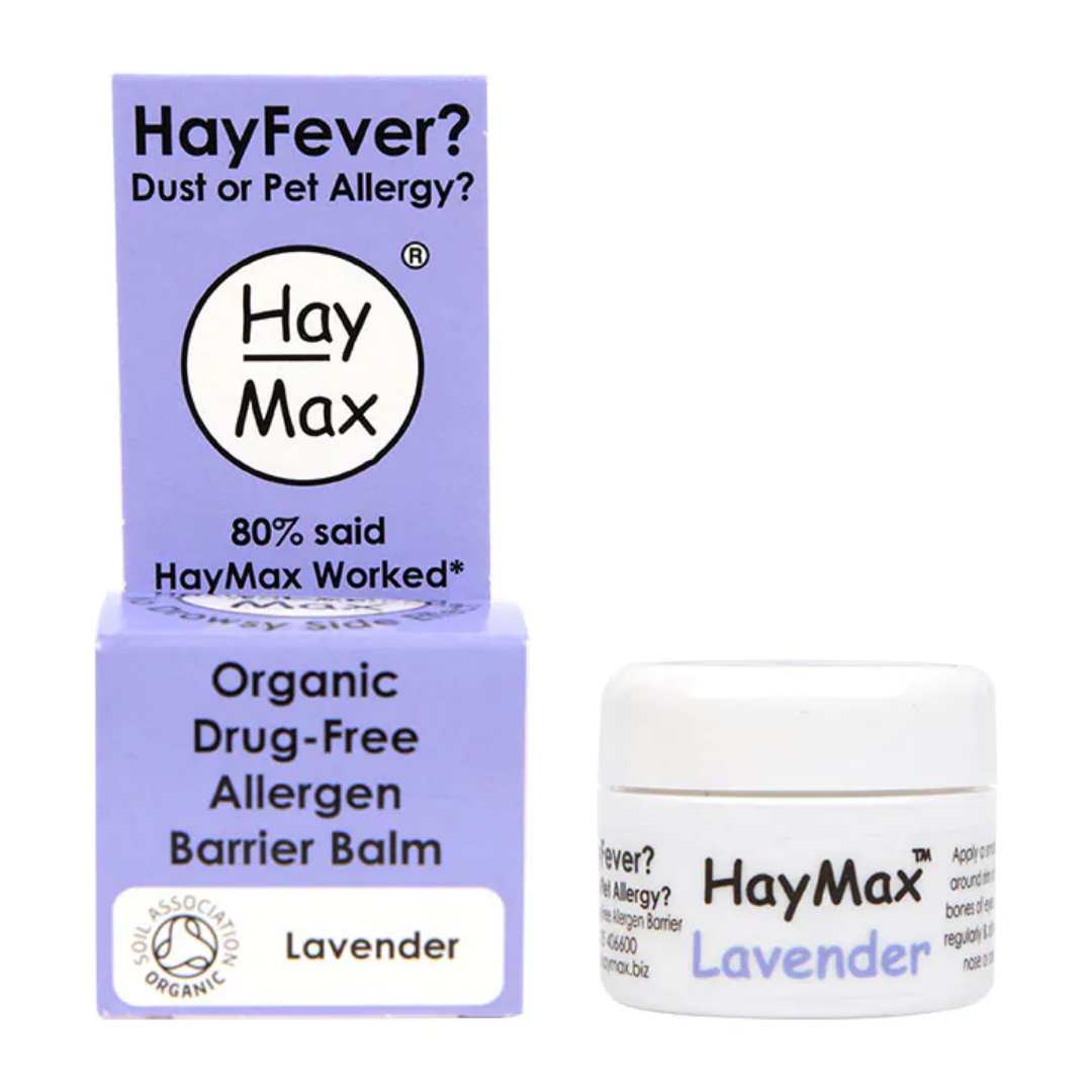 Buy Haymax Lavender Organic Drug Free Pollen Barrier Balm 5ml | London ...