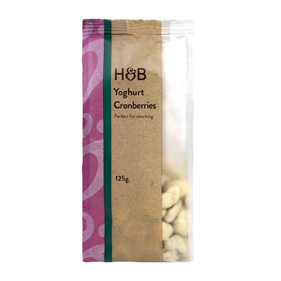 Buy Holland & Barrett Yogurt Cranberries 125g | London Grocery