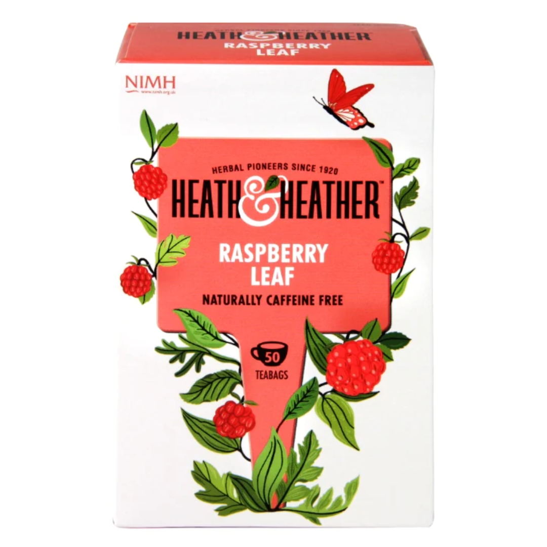 Buy Heath & Heather Raspberry Leaf 50 Tea Bags | London Grocery