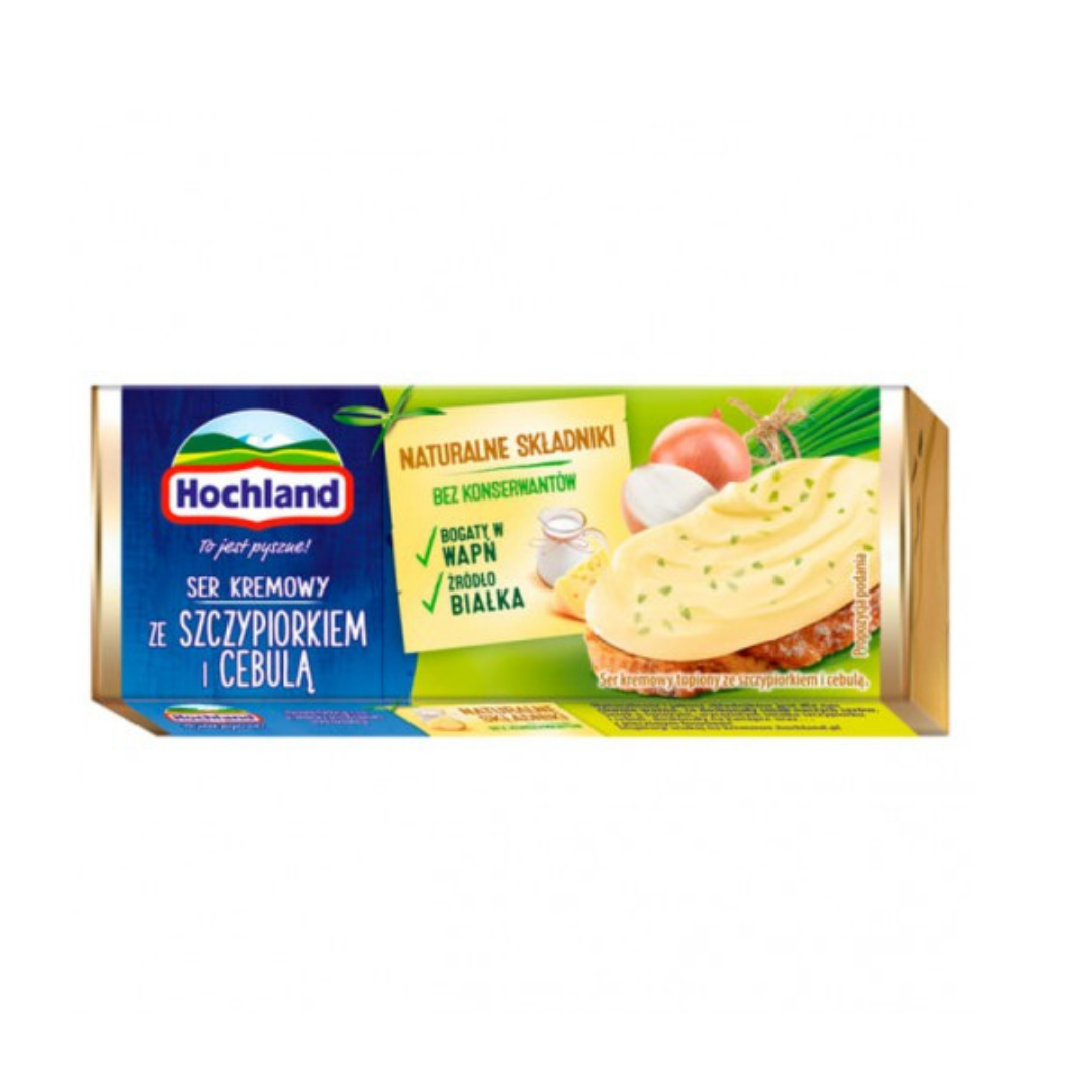Hochland Block Cheese with Onions 90gr | London Grocery