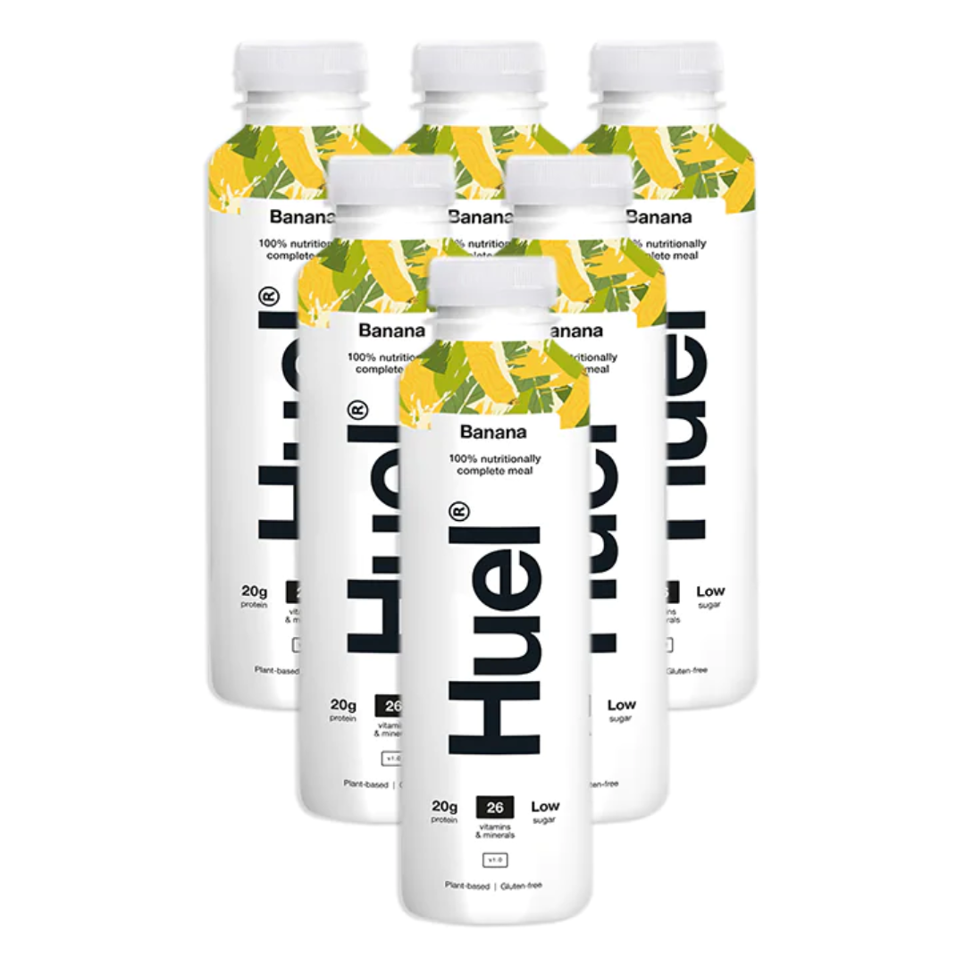 Buy Huel 100% Nutritionally Complete Meal Banana 6 x 500ml | London Grocery