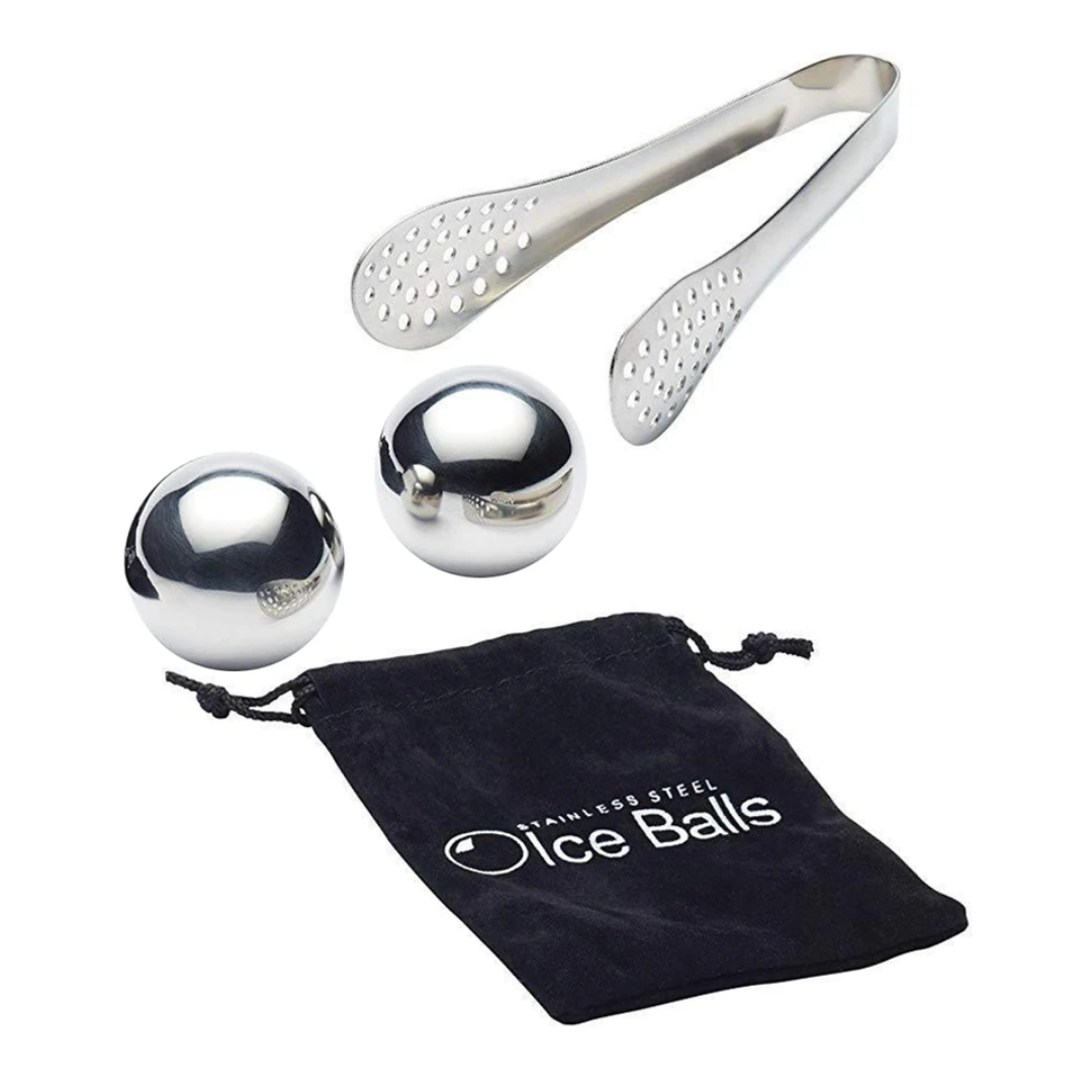 Buy BarCraft Stainless Steel Large Spherical Ice Ball Set Online