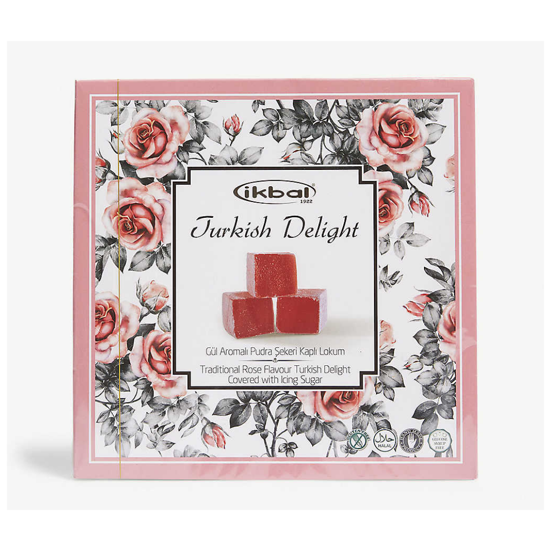IKBAL Turkish Delight - Rose Flavour 350g x 6 Pack