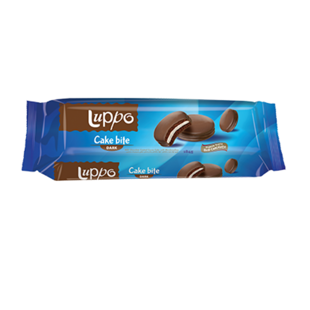 LUPPO CAKE BITE - Dark Chocolate 184g x 6 Pack