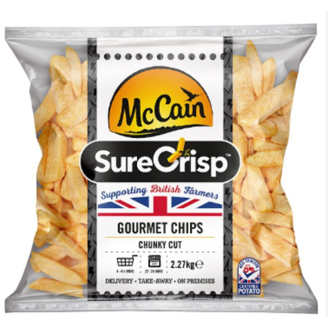 Buy McCain SureCrisp Gourmet Chips Chunky Cut 2.27kg x 1 Pack | London ...