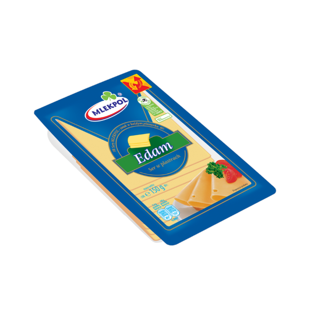 Mlekpol Edamski Slices 150gr | London Grocery