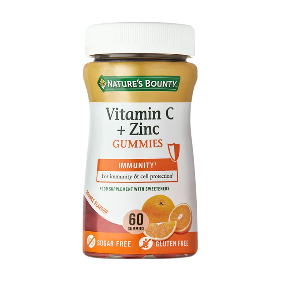 Buy Nature's Bounty Vit C + Zinc 60 Gummies | London Grocery