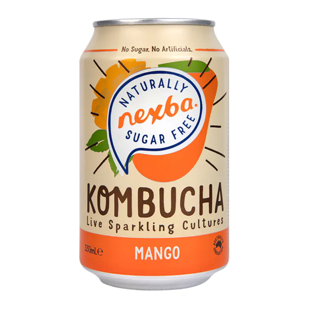 Buy Nexba Mango Kombucha 330ml | London Grocery