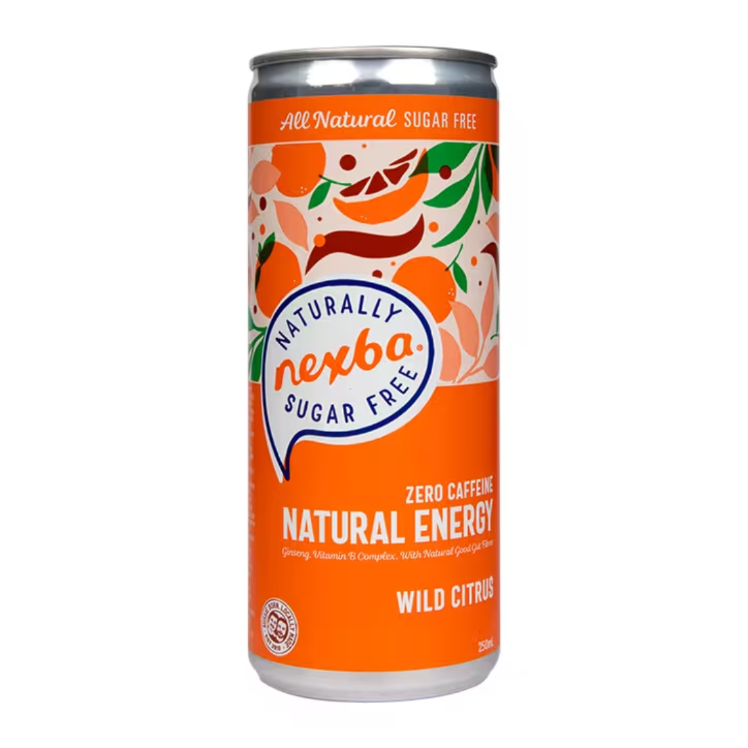 Buy Nexba Wild Citrus Natural Energy 250ml | London Grocery