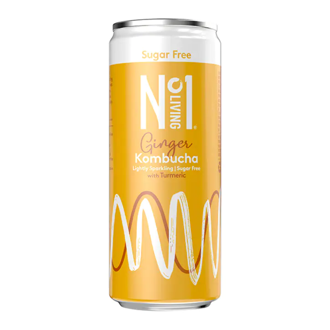 Buy No.1 Living Ginger Sugar Free Kombucha 250ml | London Grocery